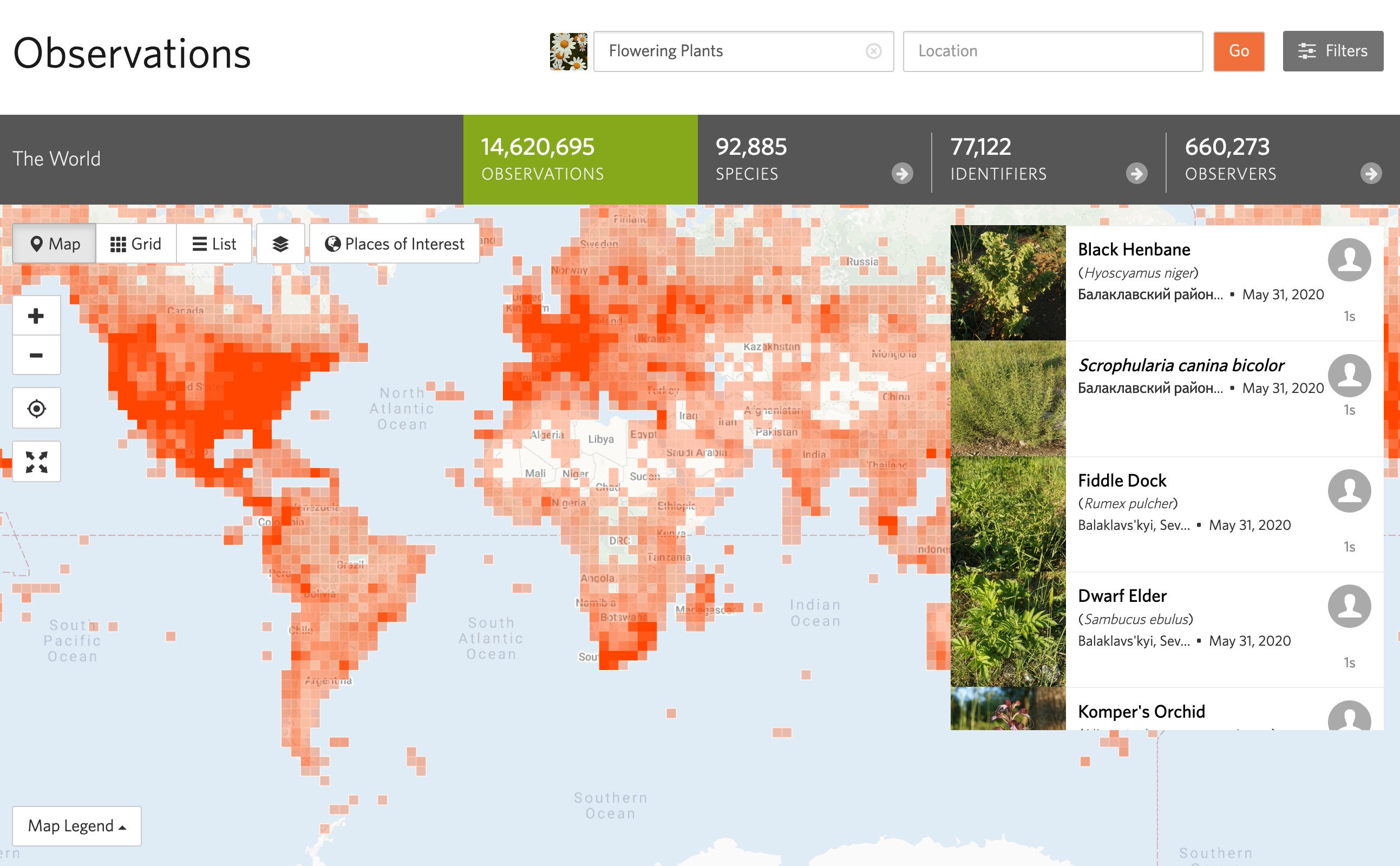 iNaturalist | Alapark