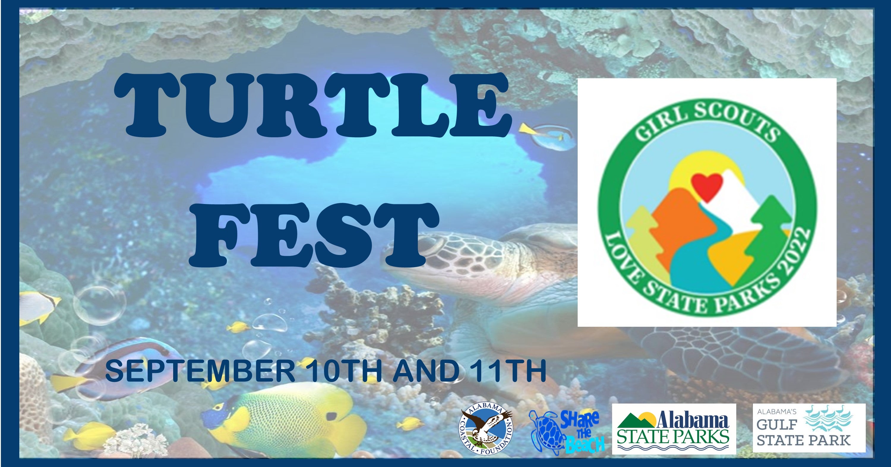 Girl Scouts Love State Parks Gulf Turtle Fest | Alapark