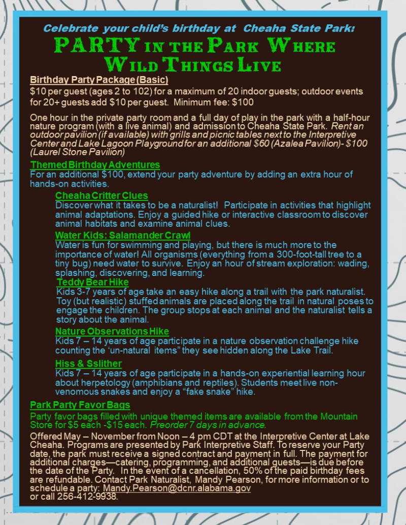 Party in the Park: Birthday Parties | Alapark