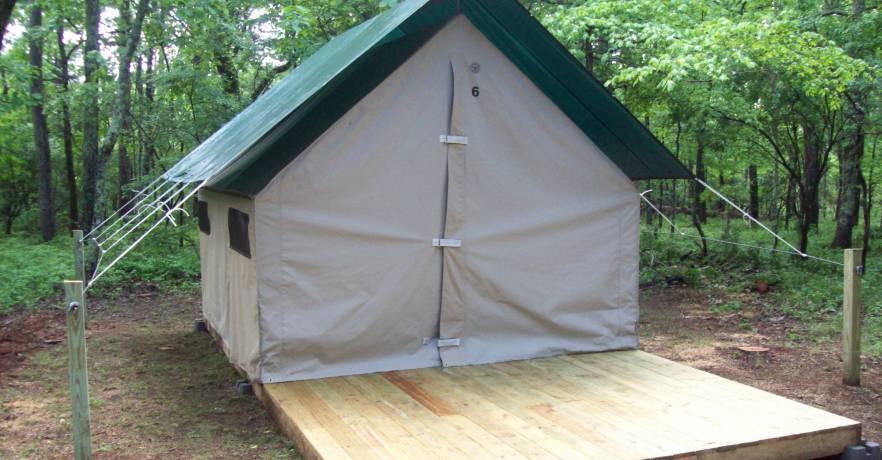 Wall Tent Campsite | Alapark