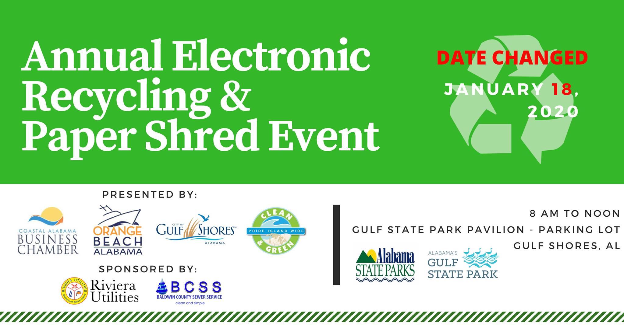 Annual Electronic Recycling and Paper Shred | Alapark
